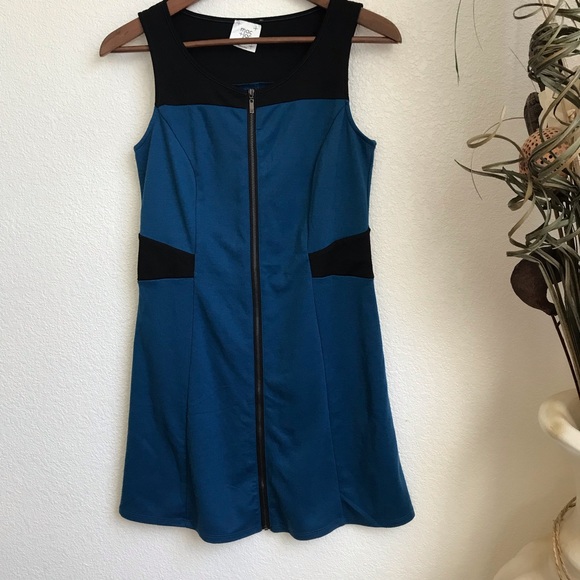 mac & jac | Dresses | Mac Jac Blue And Black Dress | Poshmark